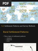 Settlement Patterns and Survey Methods | PDF | Travel