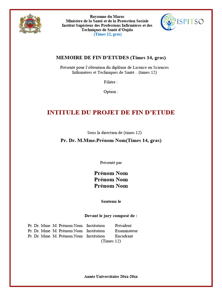 5- Page de Garde PFE | PDF