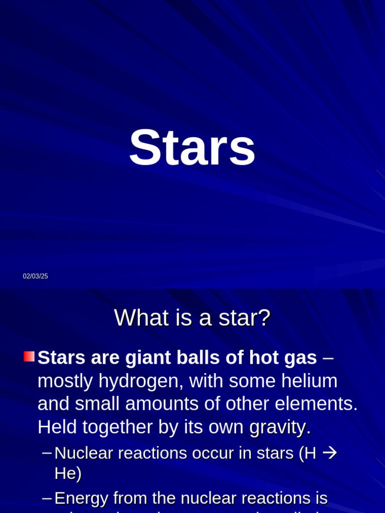 Star Characteristics PP | PDF | Stars | Astronomical Objects