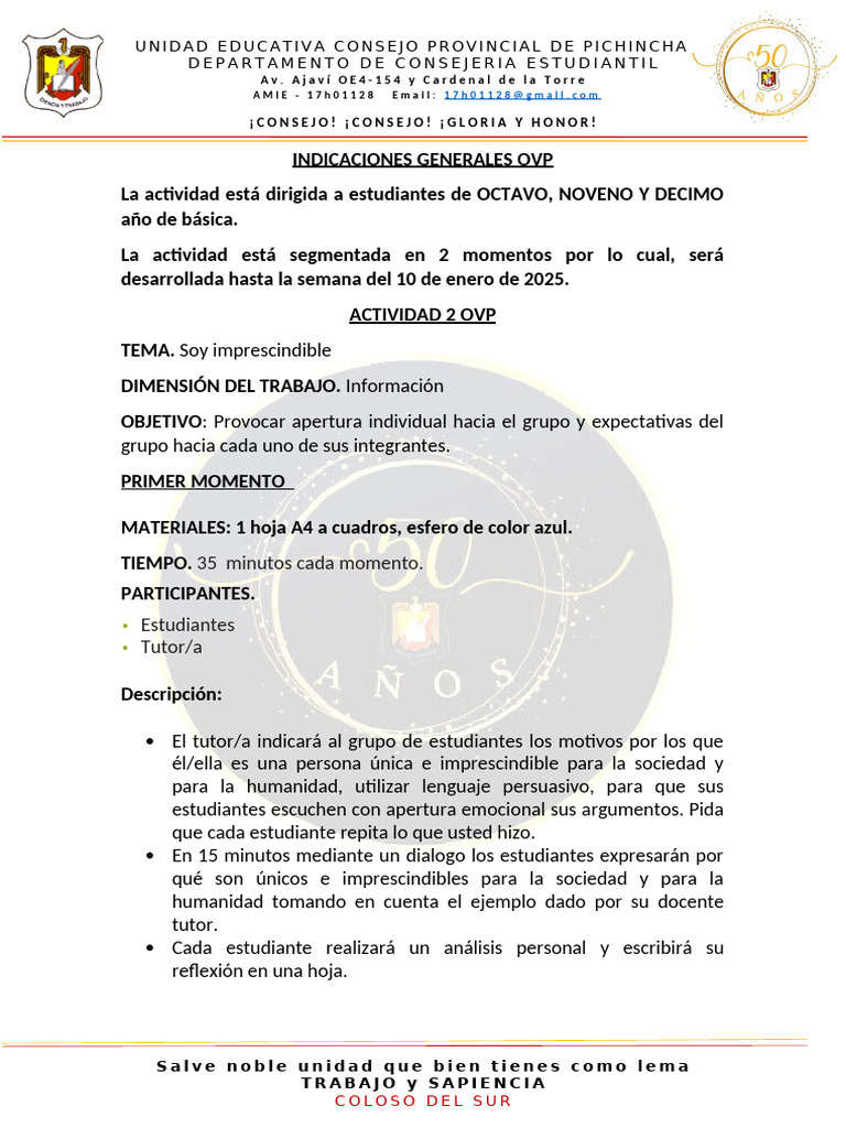 Actividad 2 Ovp | PDF | Comunicación humana