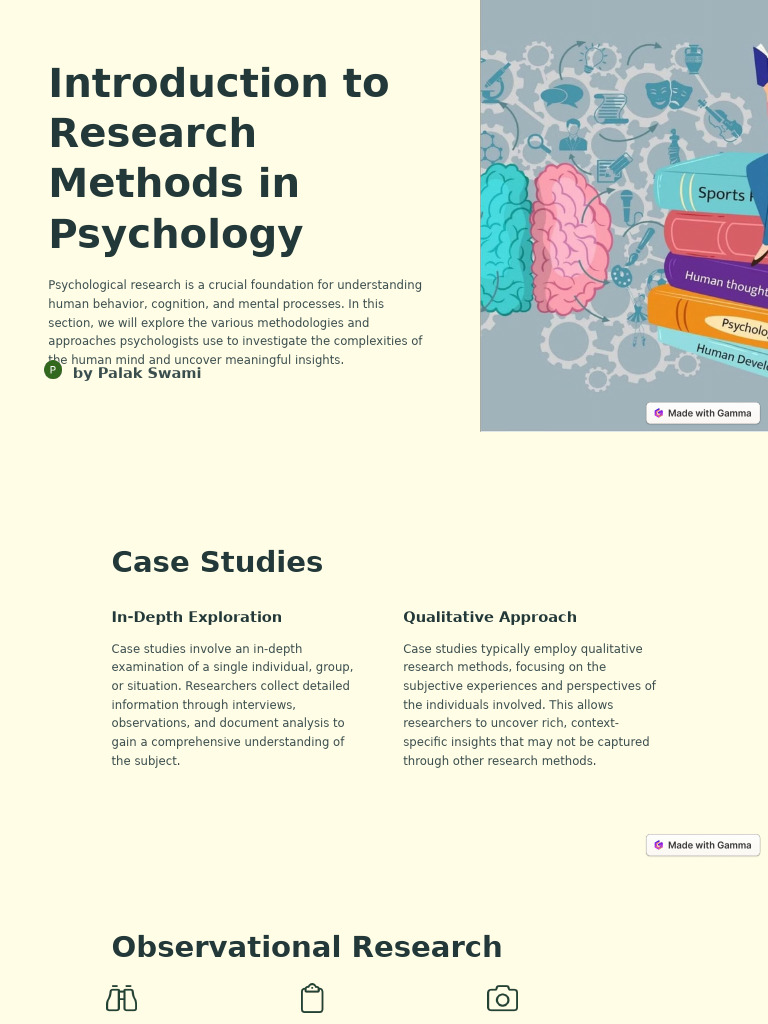 Research Methods in Psychology Explained | PDF | Qualitative Research ...