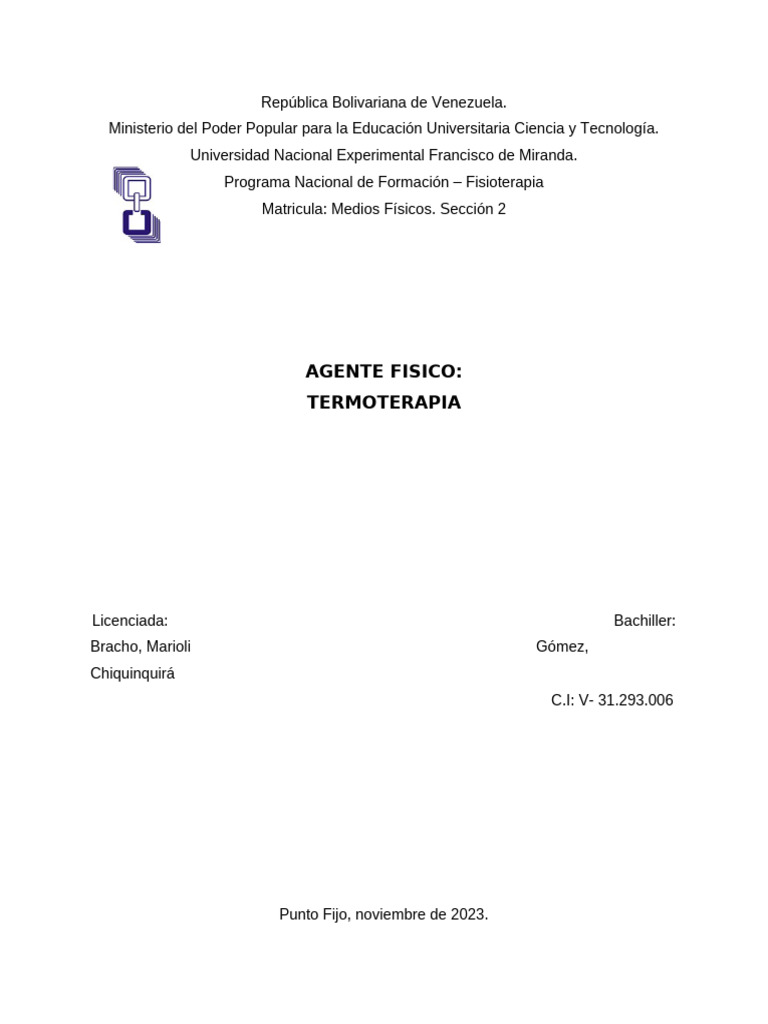 Termoterapia: Aplicaciones y Efectos | PDF | Conduccion termica ...