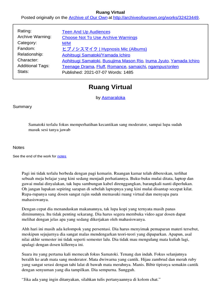 Interaksi di Ruang Virtual Kuliah | PDF