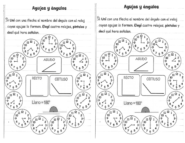 Angulos Reloj | PDF