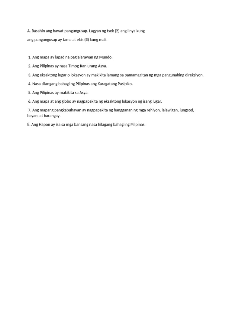 Seatwork #1 Grade 3 | PDF