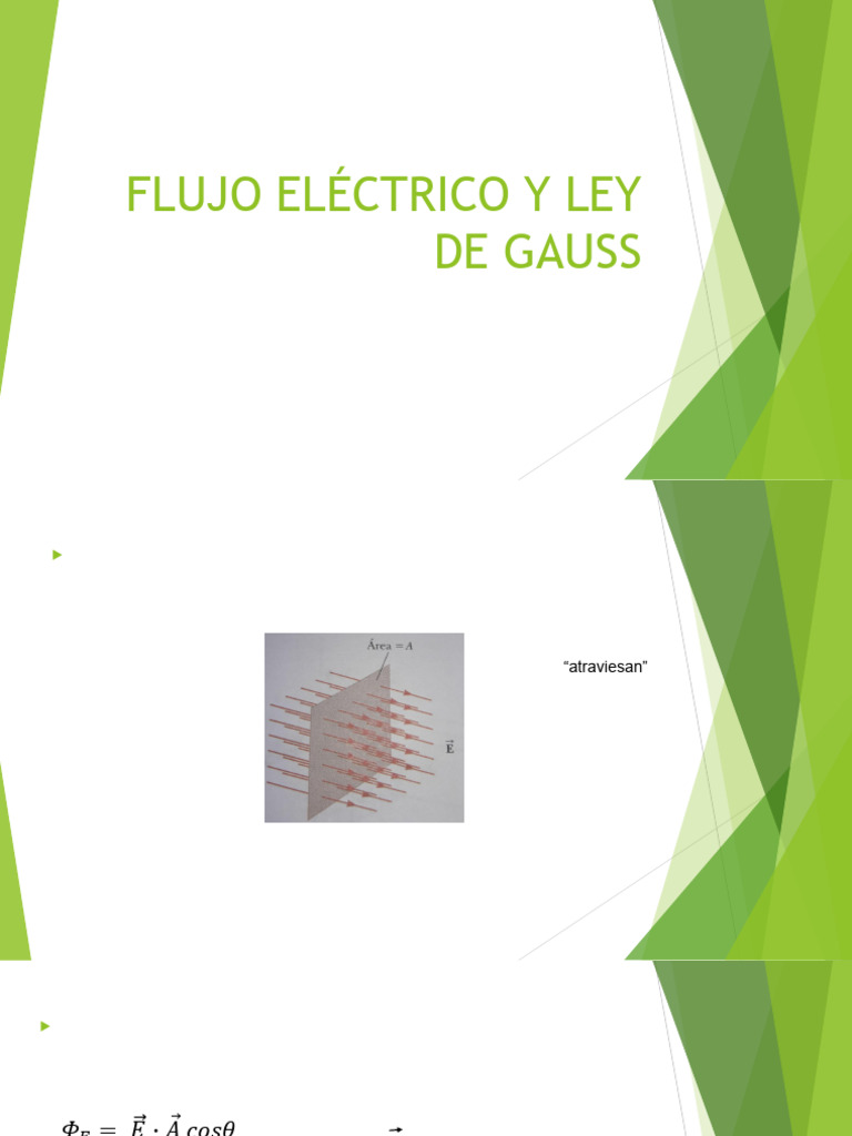Tema Iii Flujo Eléctrico y Ley de Gauss | PDF | Flujo | Campo eléctrico