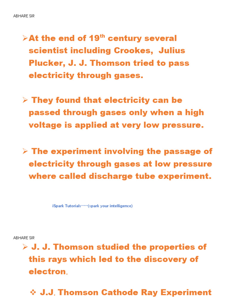 Discovery of Electron | PDF | Vacuum Tube | Cathode
