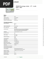 iEM3255 Energy Meter Datasheet | PDF | Electricity | Manufactured Goods
