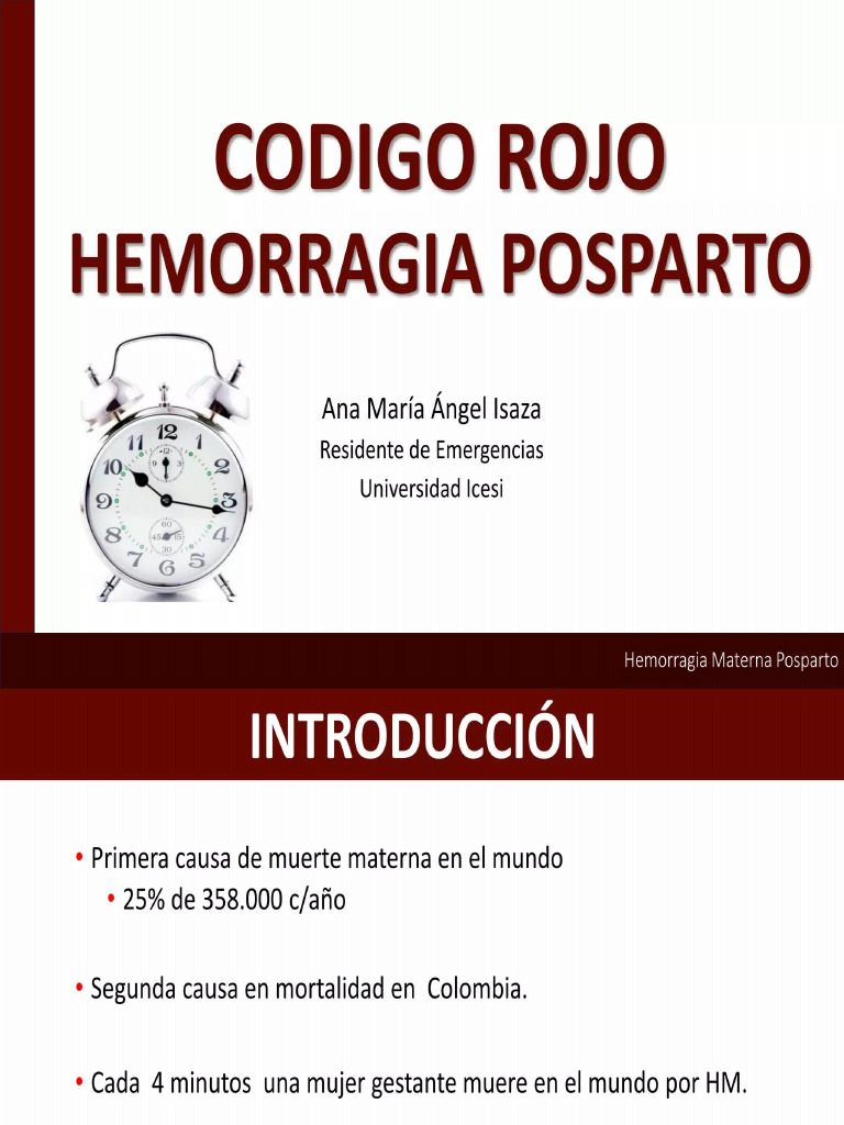 Código Rojo | PDF