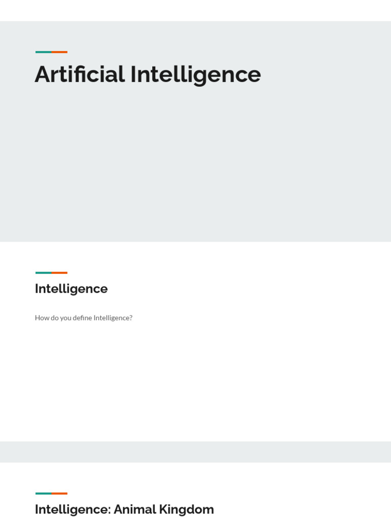Introduction - Artificial Intelligence | PDF
