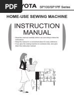 Lervia kh4000 Machine Manual | PDF | Sewing Machine | Sewing