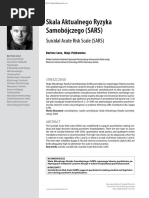 Skale Oceny Ryzyka Samobójstwa | PDF