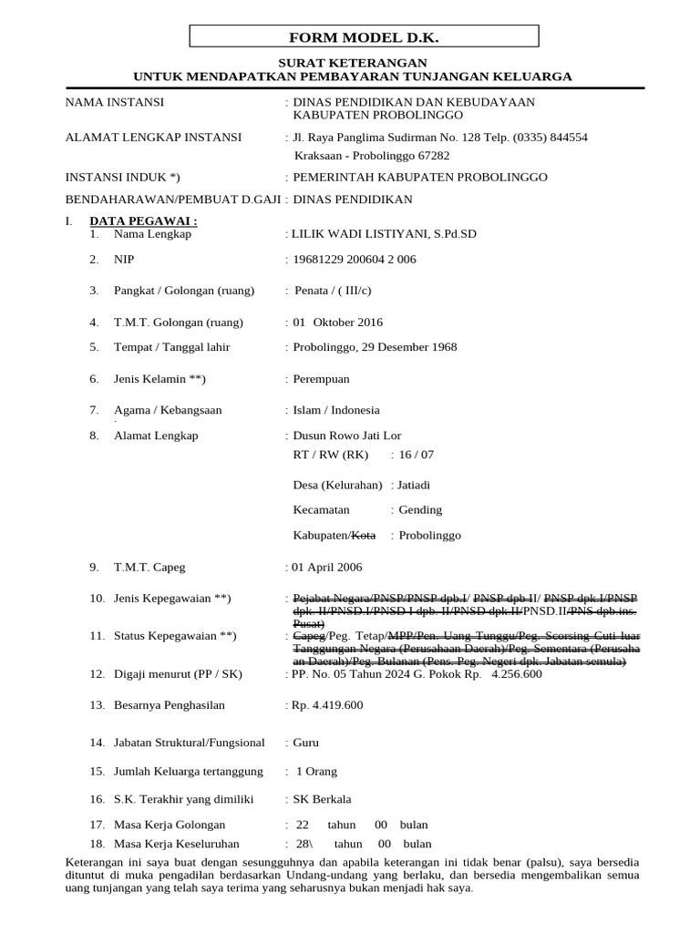 LILIK WADI LISTIYANI, S.Pd.SD | PDF