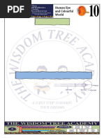 CBSE Class 10 Physics The Human Eye and Its Colourful World Worksheet 1 ...