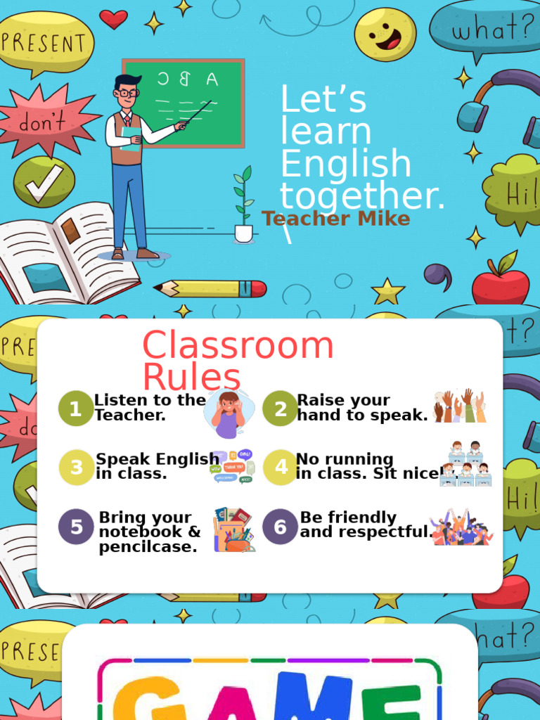 Lesson Presentation Template | PDF | Vocabulary | Linguistics