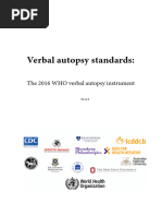 Verbal Autopsy Standards 2022 Who Verbal Autopsy Instrument v1.3 | PDF ...