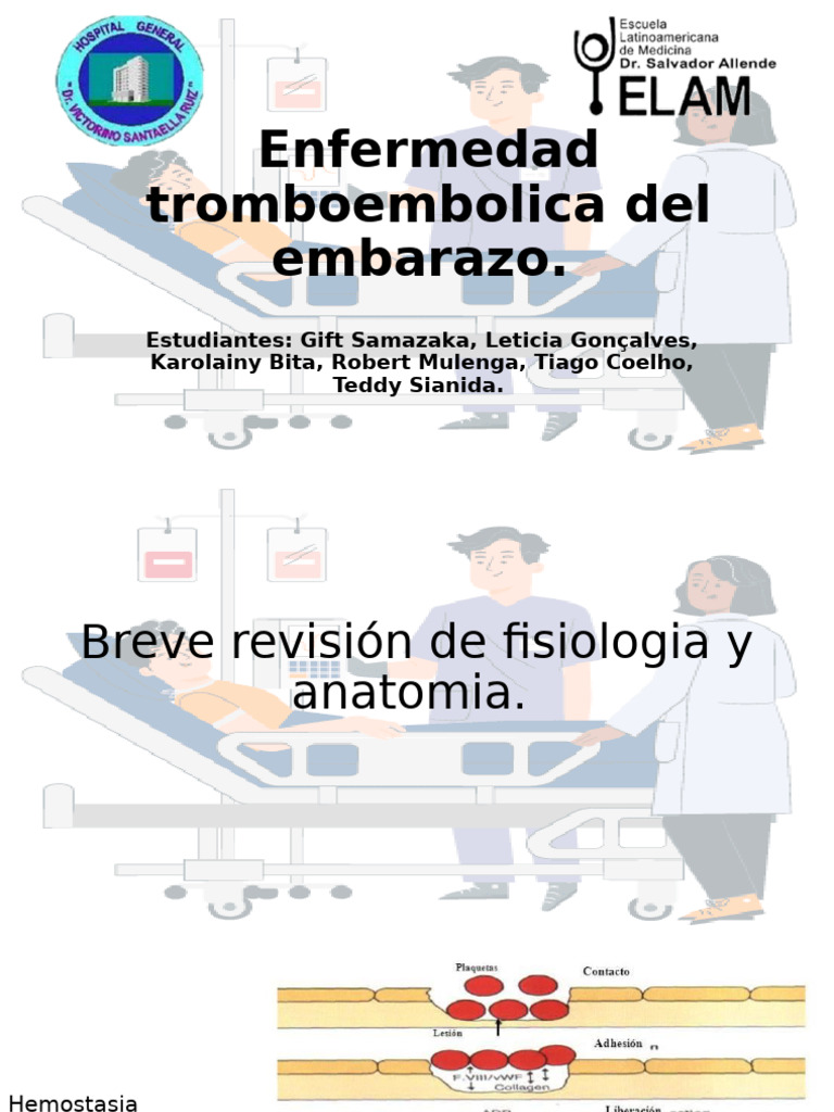 Enfermedad trombo embolia en el embarazo | PDF | El embarazo | Trombo
