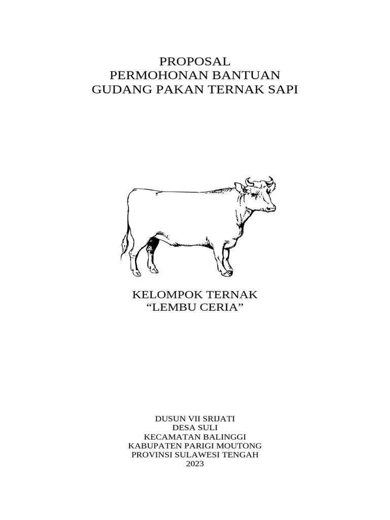 PROPOSAL Kelompok Tani | PDF
