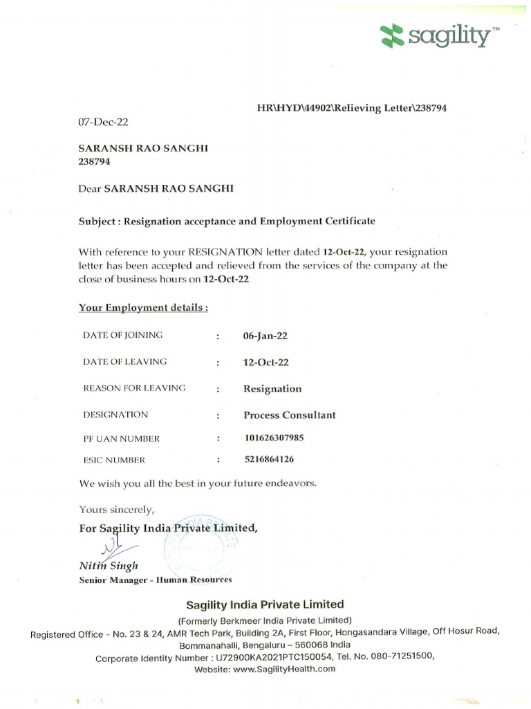 HGS Sagality | PDF