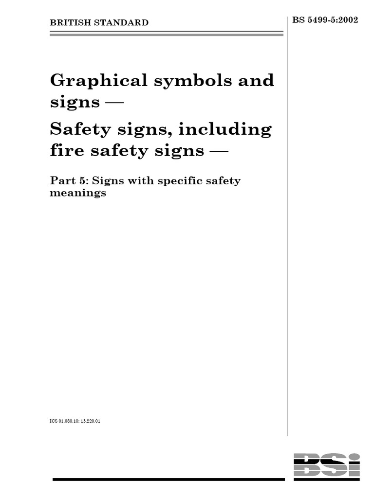 Graphical Sysmbols - Safety Signs | PDF | Safety | Dangerous Goods