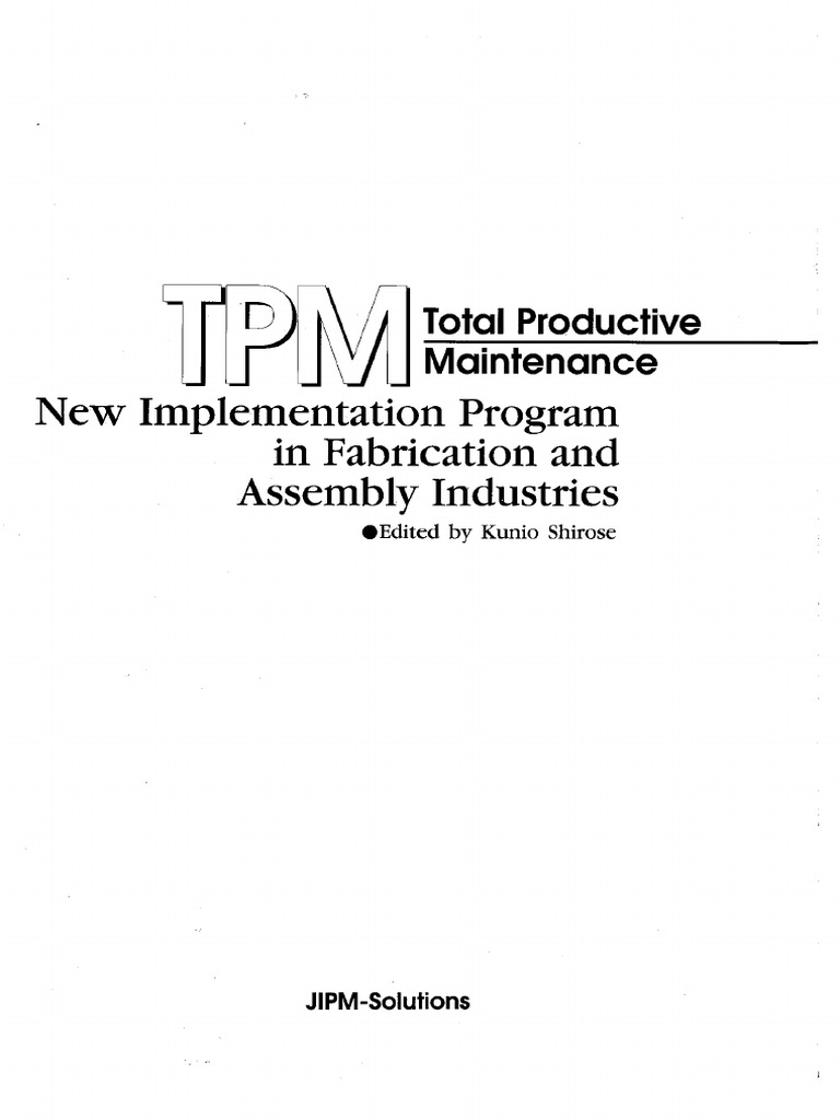TPM Chapter | PDF