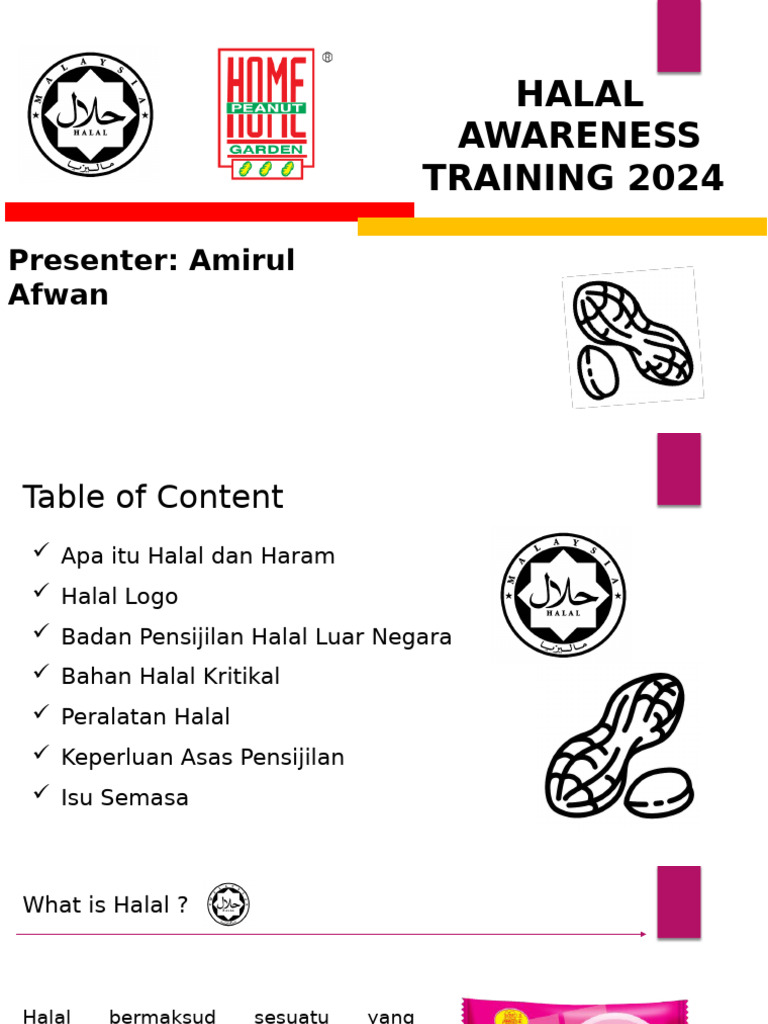 Halal Awarness Training 2024 | PDF