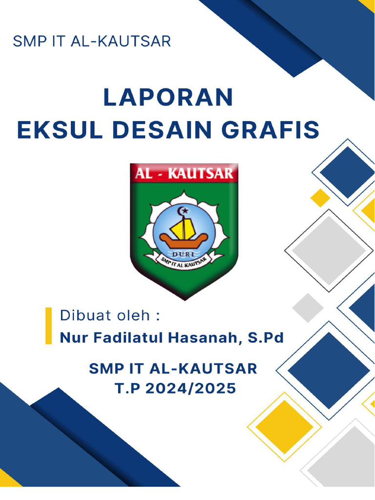 Laporan Ekskul Desain Grafis 2024-2025 | PDF
