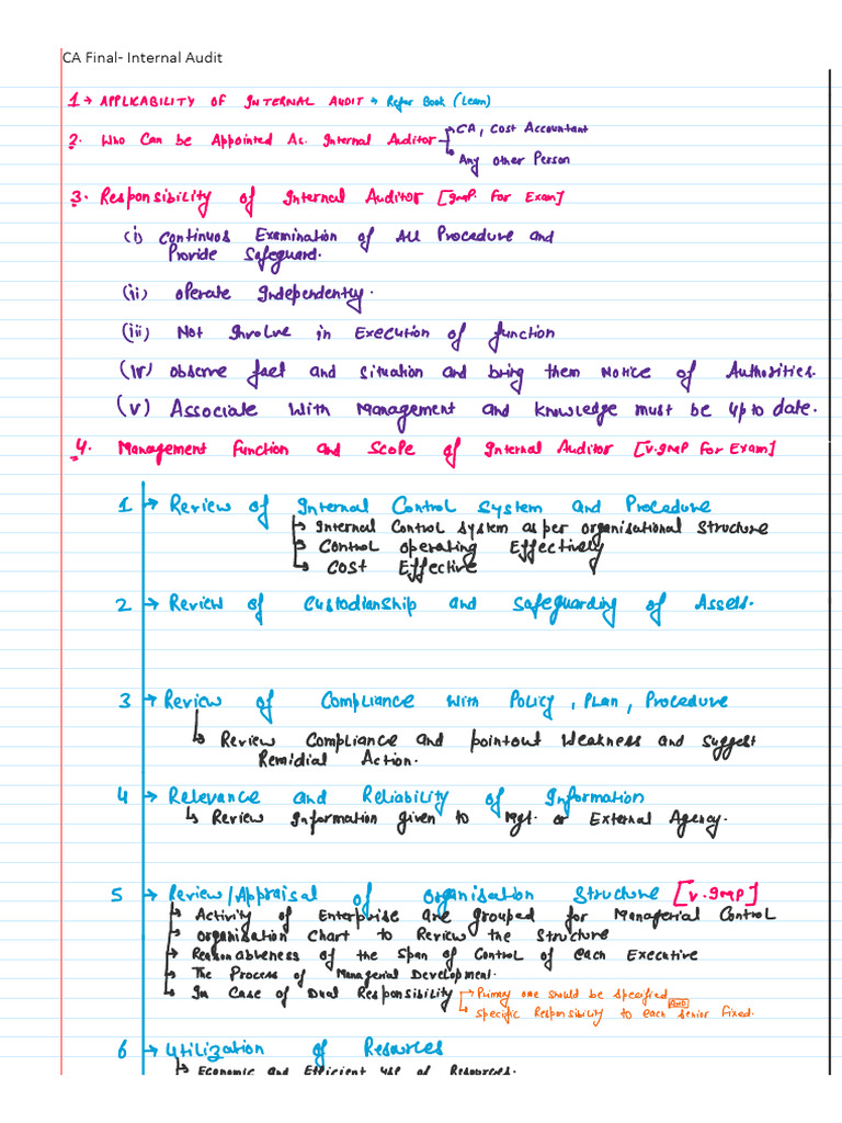 46A Internal Audit Chart | PDF