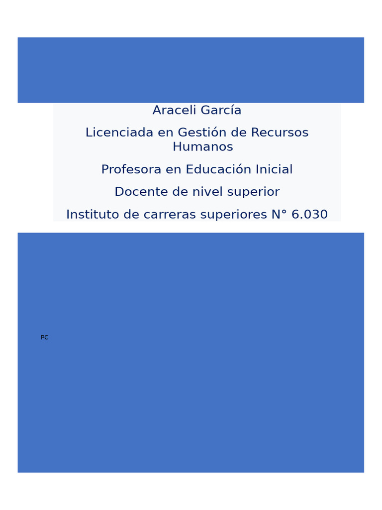 Araceli Garcia - Curso | PDF