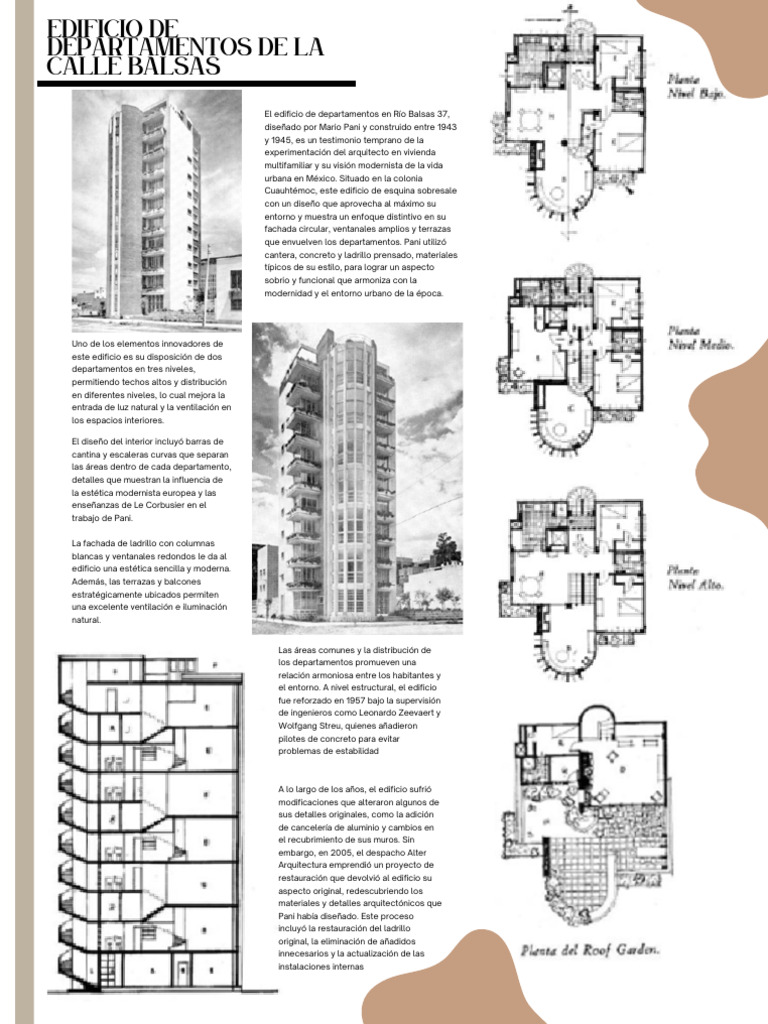 Edificio Modernista en Río Balsas | PDF | edificio | Diseño arquitectonico