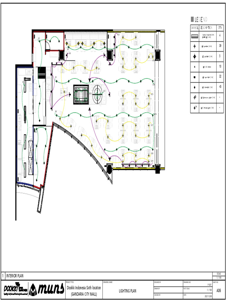 A06 - Lighting Plan - Dookkigc - 2021 | PDF