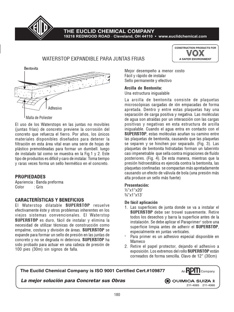 Superstop (Ok) | PDF | Hormigón | Materiales