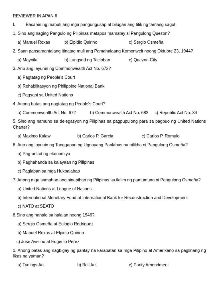 Reviewer in Apan | PDF