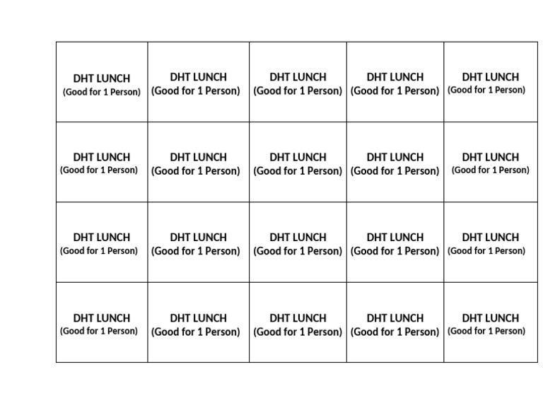 Solo Lunch Offer | PDF