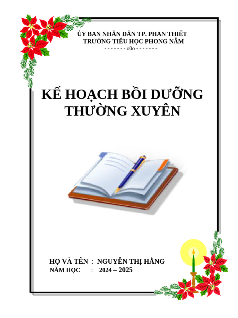 KẾ HOẠCH BDTX 2024-2025 | PDF