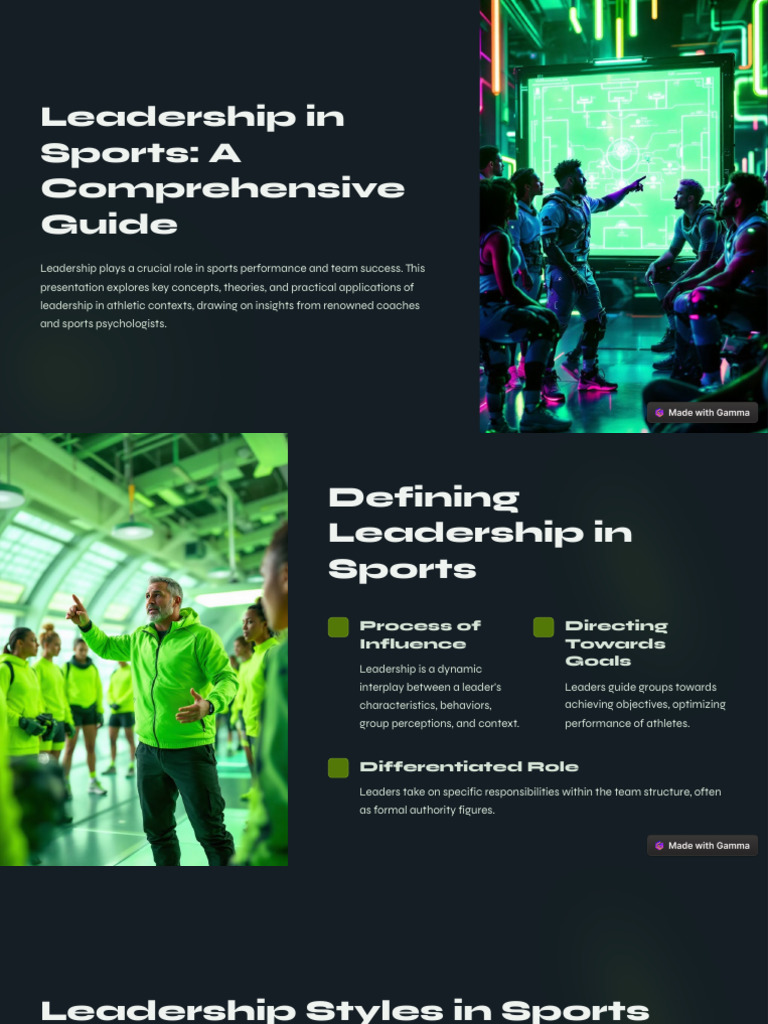 Leadership Styles in Sports Coaching | PDF | Leadership | Motivational