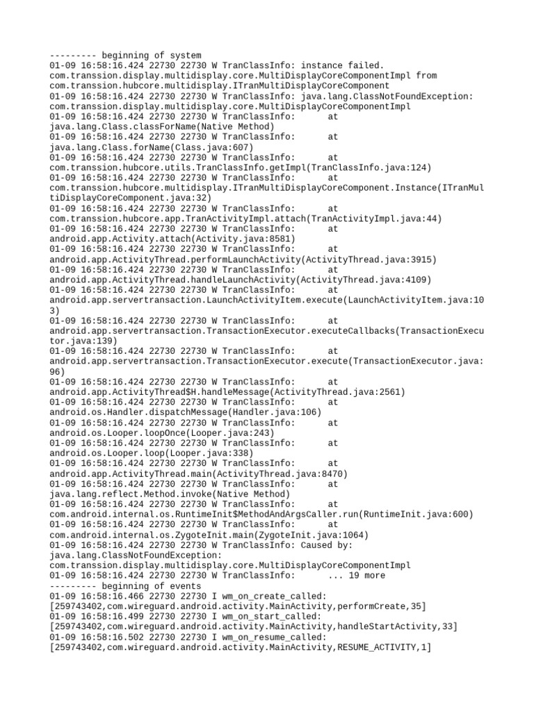 Wireguard Log | PDF | Computing | Operating System Technology