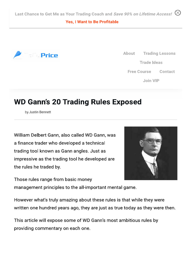 WD Gann | PDF