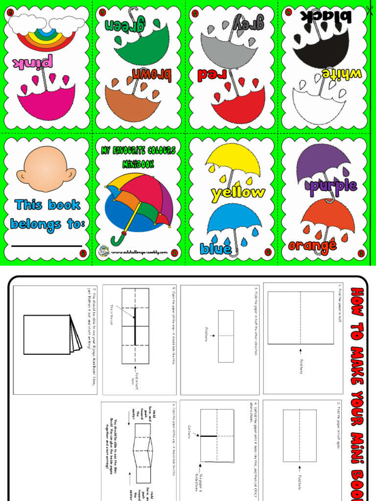 Colours Mini Book | PDF