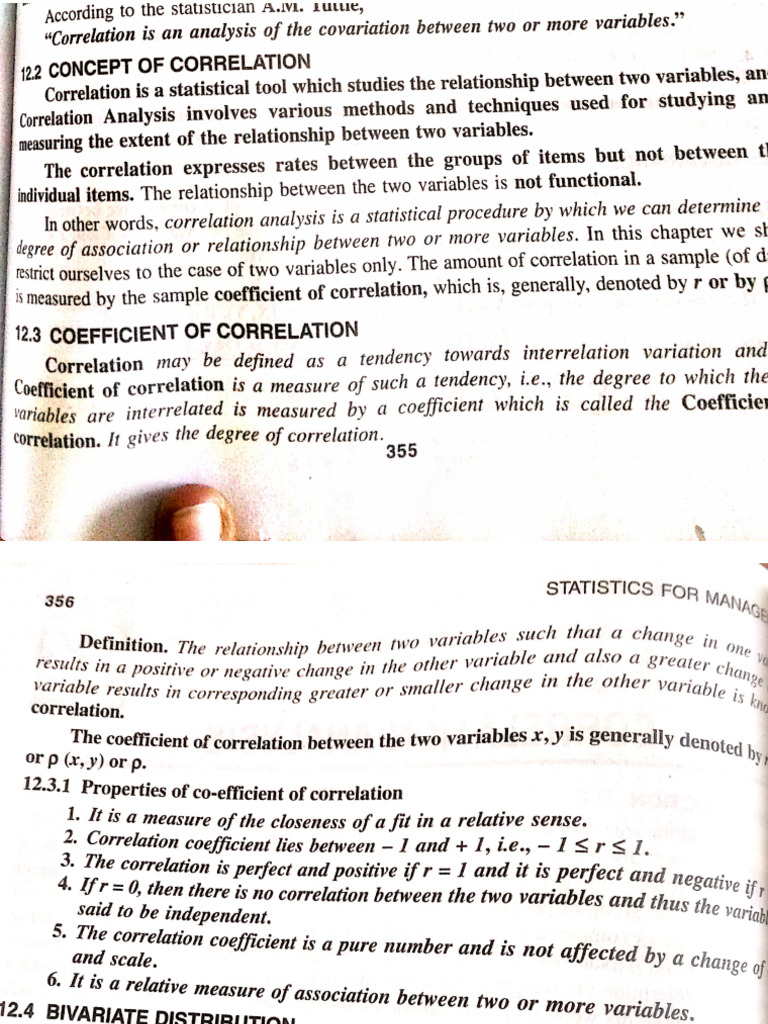 Unit V Correlation | PDF