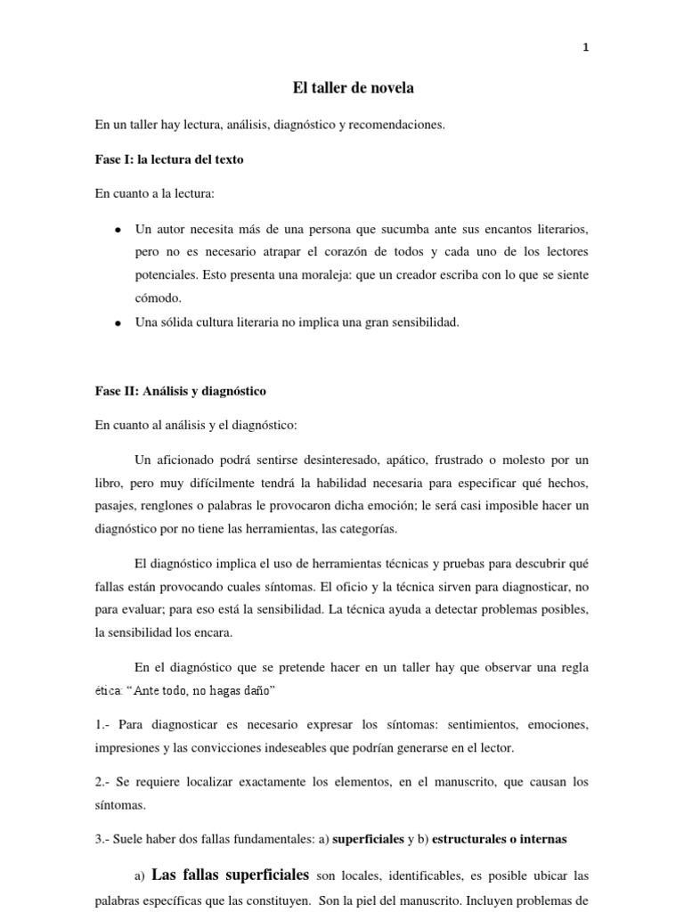 Thomas McCormack - Criterios para Tallerear | PDF | Lectura (proceso ...