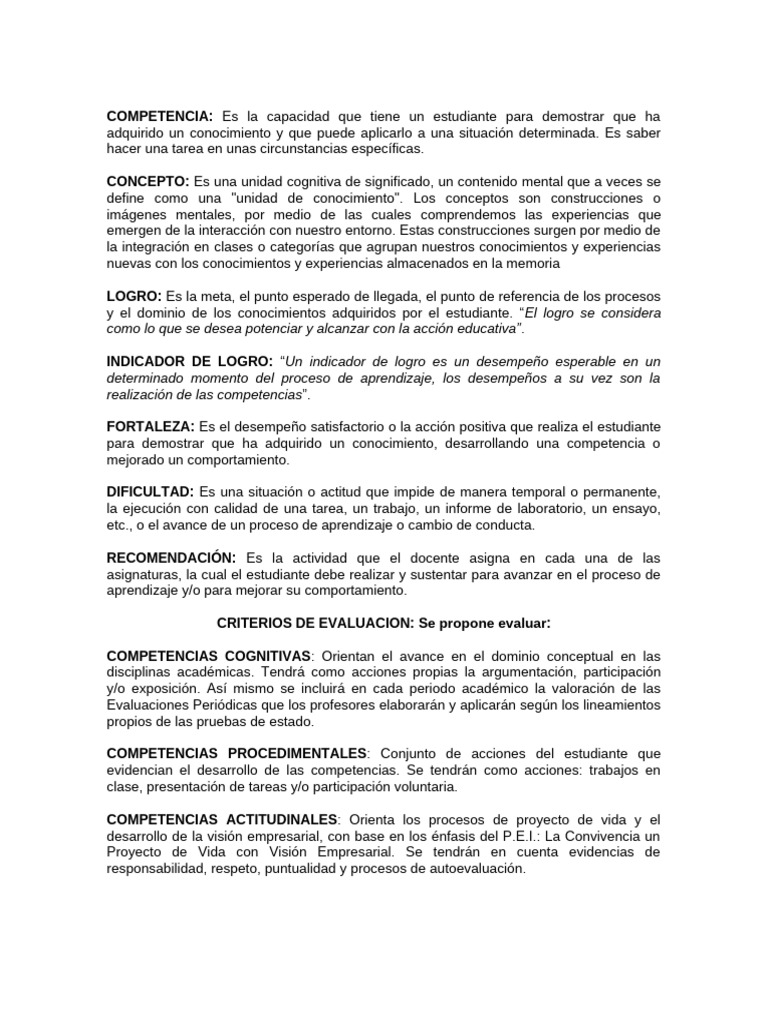 Definiciones | PDF | Aprendizaje | Modificación de comportamiento