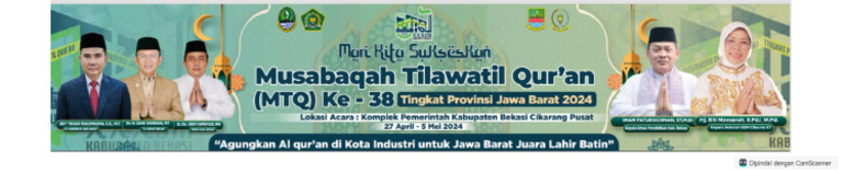 Banner MTQ ke-8 SDN Cibuntu 07(2) | PDF