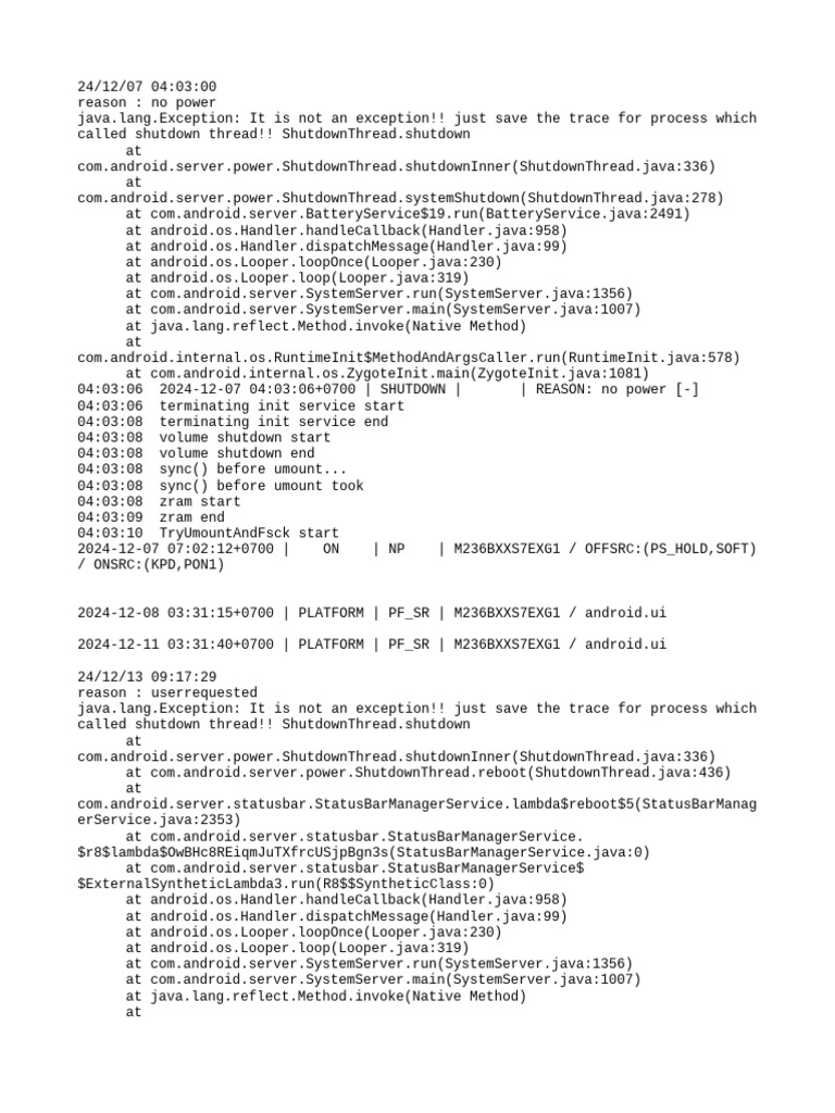 Power Off Reset Reason Backup | PDF | Embedded Linux Distributions | Mobile Linux