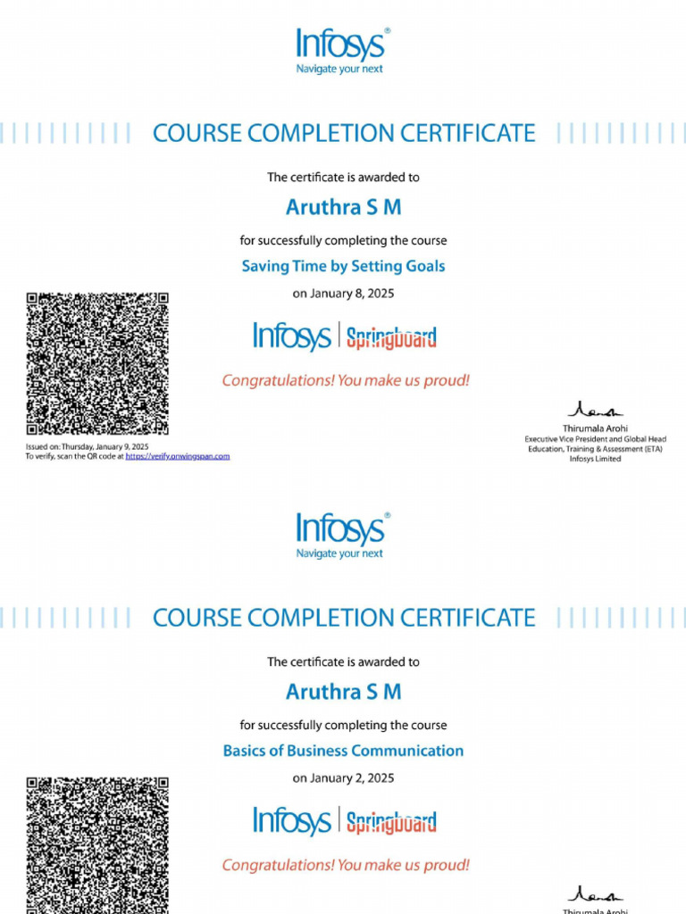 Certifications | PDF