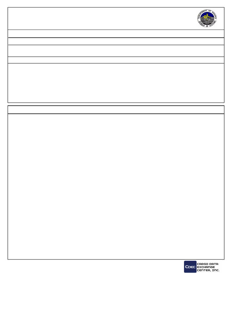 Philippines Customs Duty Settlement 2023 | PDF