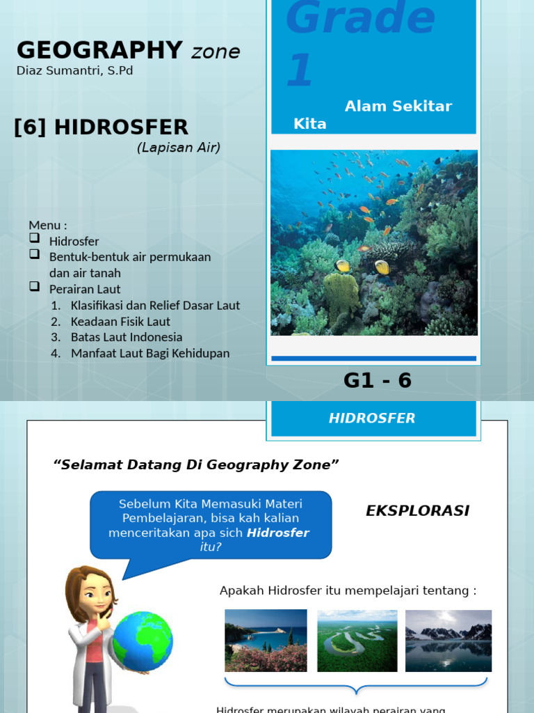 Pemahaman Hidrosfer dan Bentuk Air | PDF