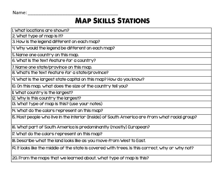 annotated-MapSkillsStations%20Student%20Sheet | PDF
