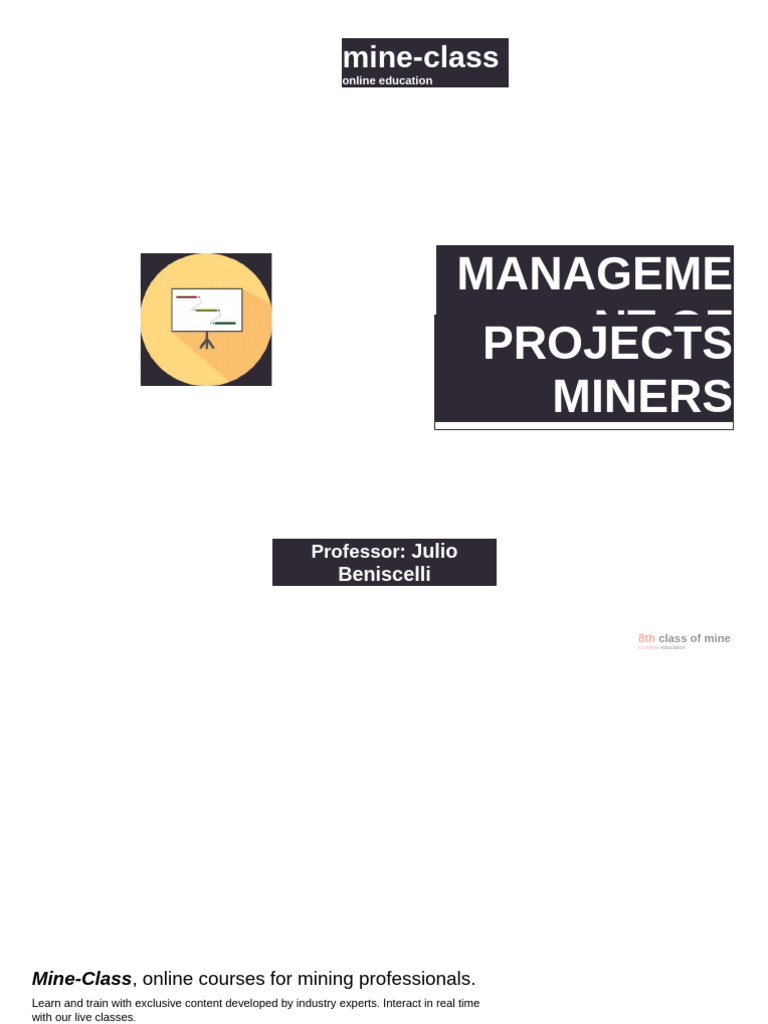Mining Project Management Book | PDF | Mining | Project Management
