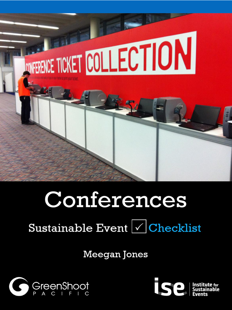 Conference Sustainability Checklist GSP ISE | PDF | Recycling | Sustainability